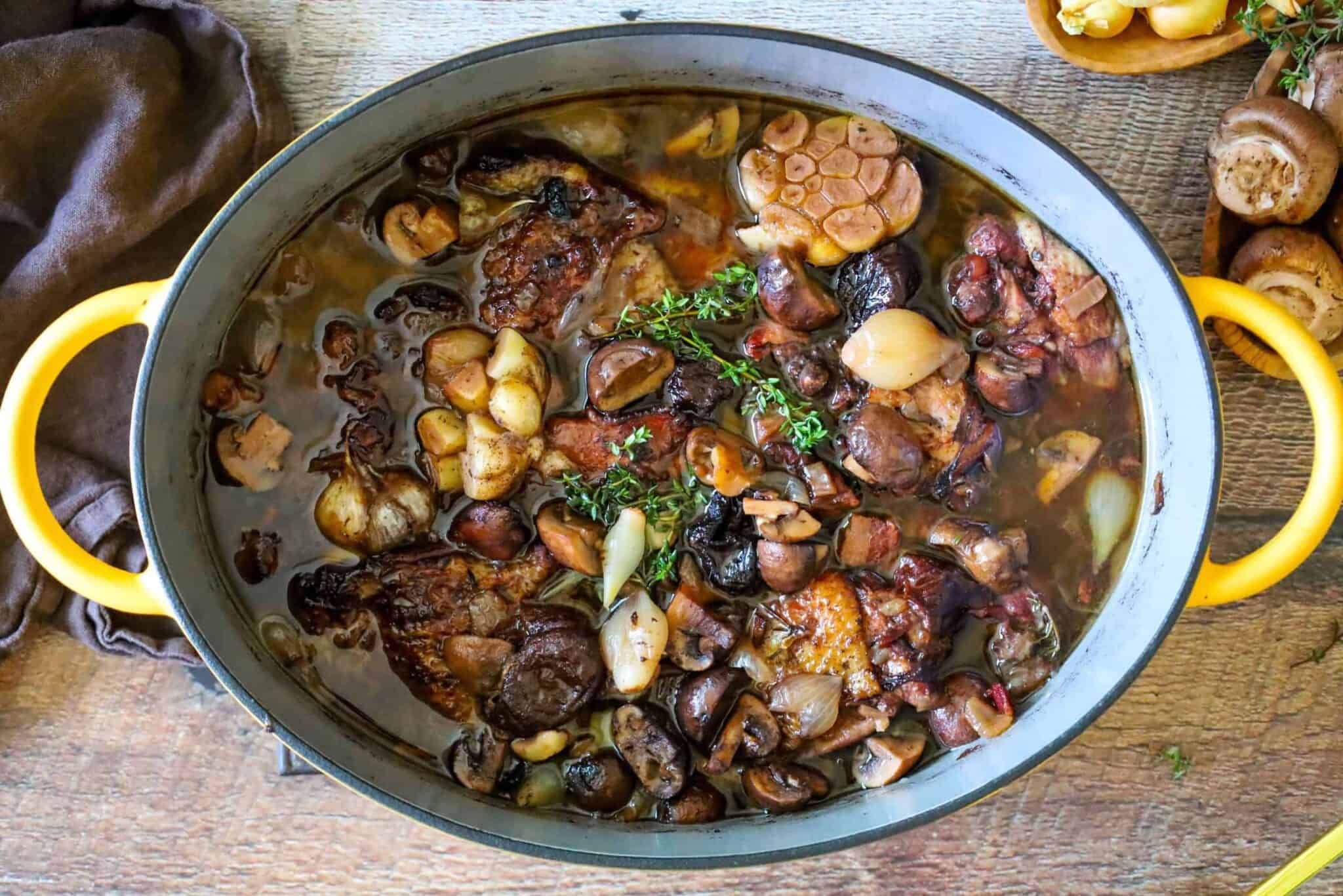 Delicious Coq au Vin Recipe by Chef Peter Sidwell - California Prunes