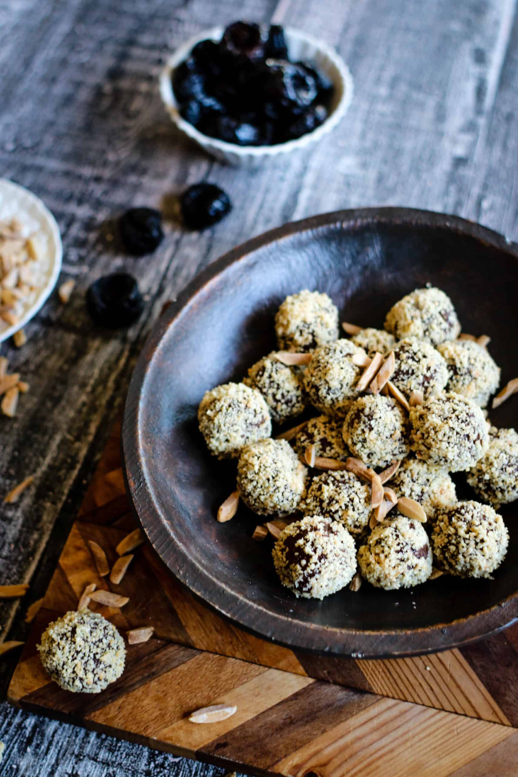 Prune Almond Chocolate Truffles (Naturally Vegan + Gluten-Free ...