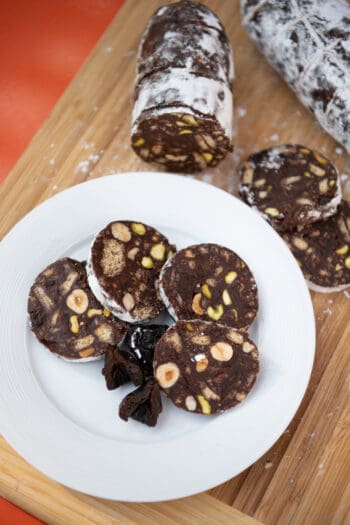 Chocolate Salami Recipe by Chef Mica Talmor - California Prunes
