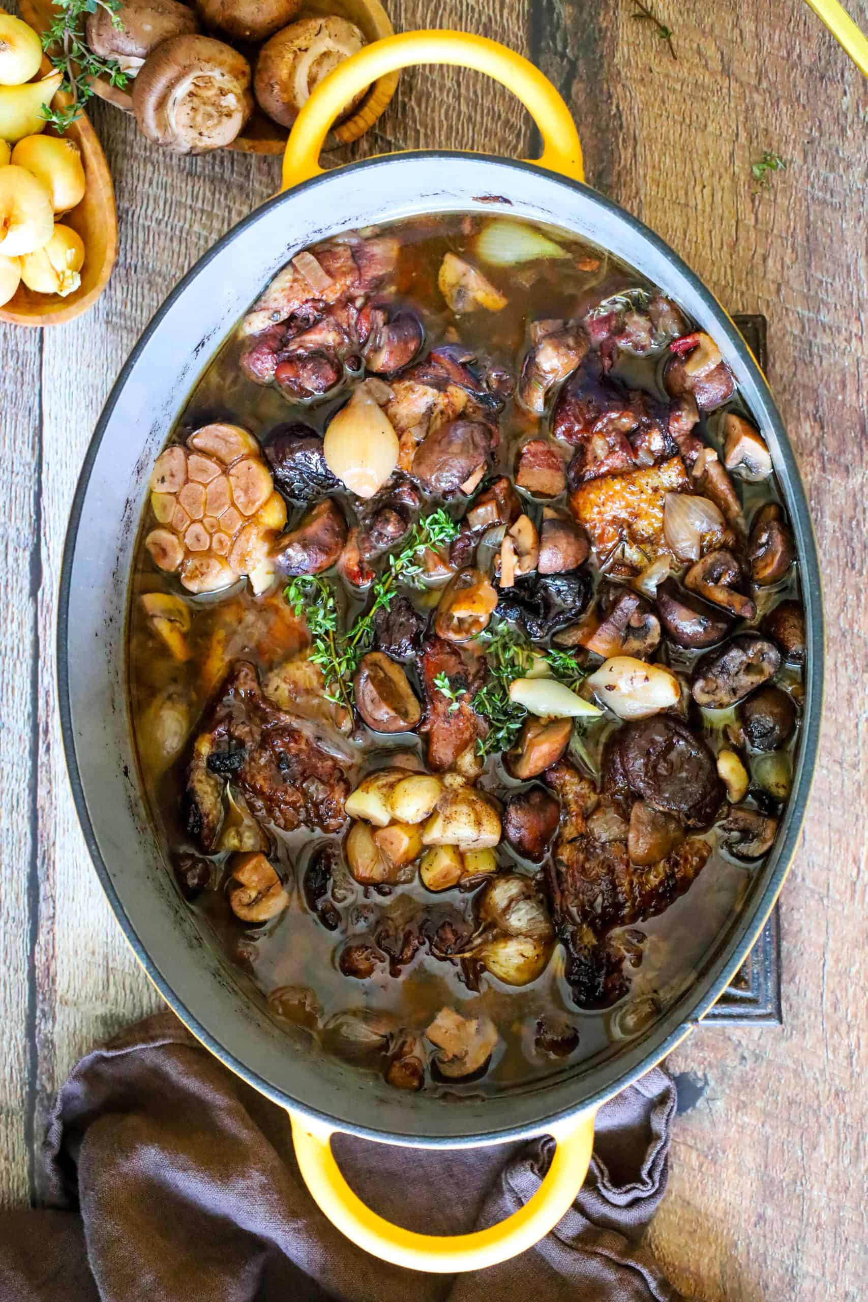 Delicious Coq au Vin Recipe by Chef Peter Sidwell - California Prunes