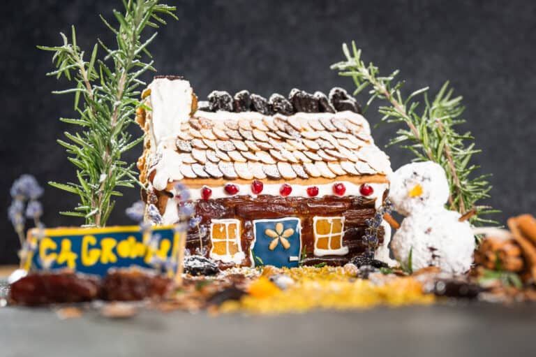 How to Make a Gingerbread House with Dried Fruits and Nuts - California ...