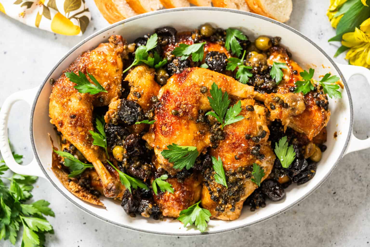 The Original Recipe for Chicken Marbella - California Prunes