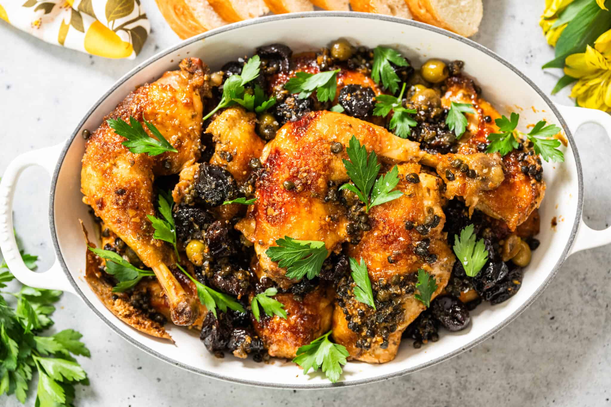 The Original Recipe for Chicken Marbella - California Prunes