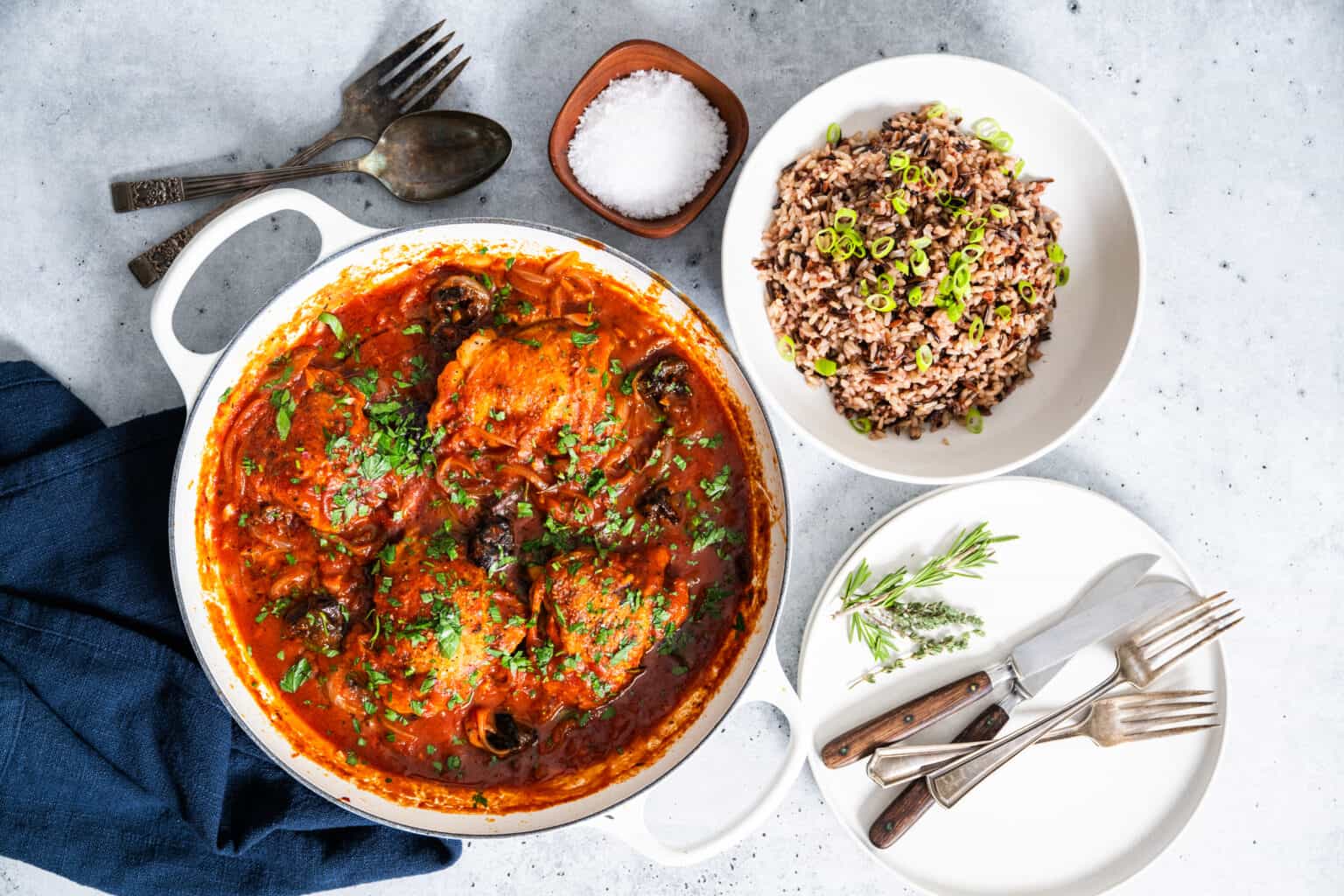 Braised Chicken Thighs - Easy Recipe You'll Love - California Prunes