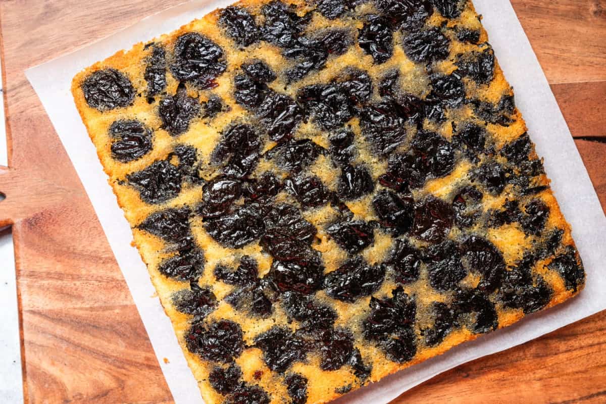 Chef Dustin Valette's Simple Almond Cake with Prunes - California Prunes